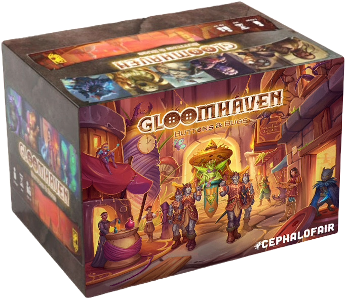 Gloomhaven Buttons and Bugs – Wizard's Arcane Tabletop Tavern